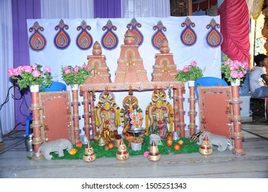 Gauri Pooja Function Hall Stock Photo 1505251343 | Shutterstock
