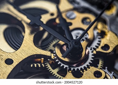 Gears Cogs Inside Clock Closeup View Stock Photo 2004527120 | Shutterstock