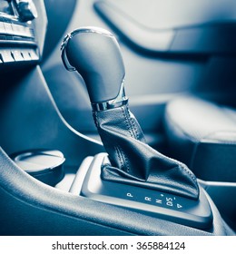 Gearstick Speed Shift Selector Automatic Transmission Stock Photo ...