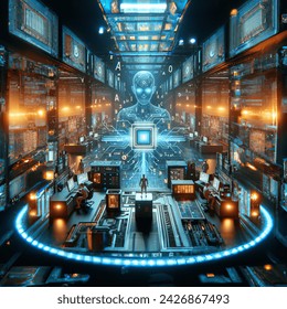 Generate Scene Theme Artificial Intelligence Ai AI-generated image ...