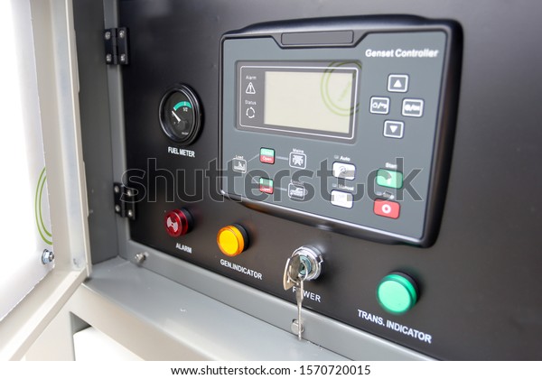 Generator Power Set Controller Genset Controller Stock Photo 1570720015 ...