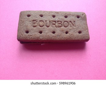 Generic Bourbon Biscuit On Plain Background Stock Photo 598961894 ...