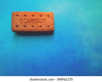 Generic Bourbon Biscuit On Plain Background Stock Photo 598962161 ...