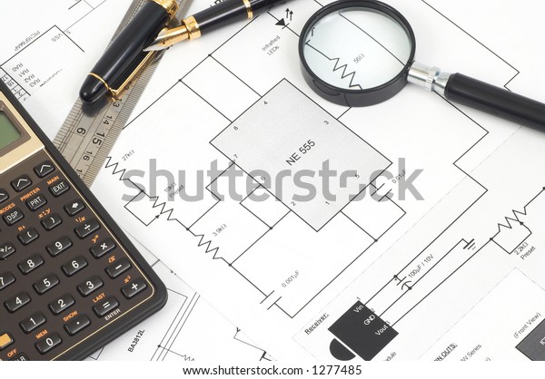 Generic Electrical Scheme Stock Photo (Edit Now) 1277485