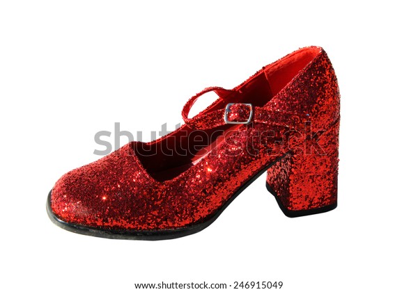 Genuine Ruby Red Slippers Isolated On Stock Photo (Edit Now) 246915049