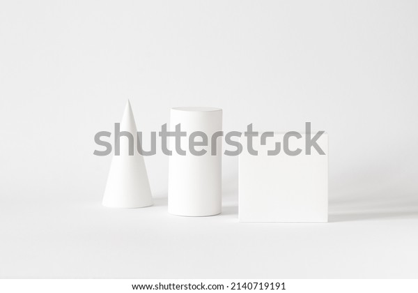 Geometric Basic Shapes Still Life Simple Stock Photo 2140719191 ...