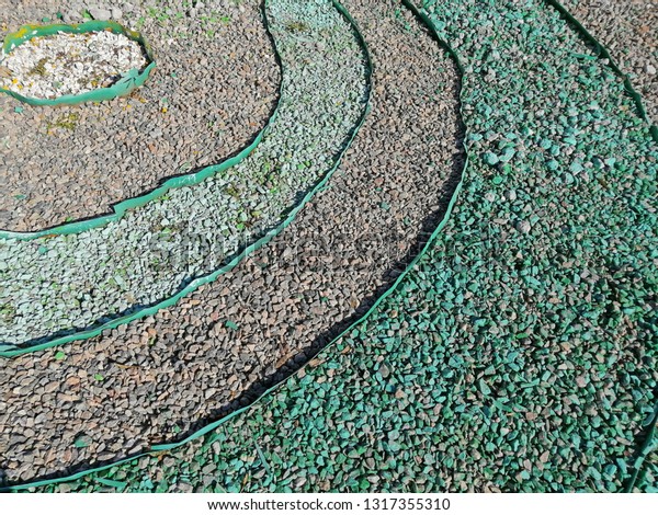 Geometric Texture Rubble Surface Abstract Background Stock Photo ...
