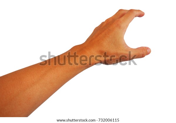 Gesture Left Hand Reaching Out Grab Stock Photo 732006115 | Shutterstock