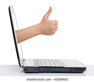 1,960 Hands coming out computer screen Images, Stock Photos & Vectors ...