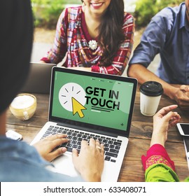 Get Touch Word Mouse Cursor Icon Stock Photo 633408071 | Shutterstock