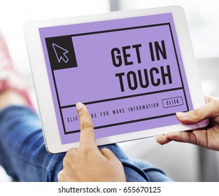 Get Touch Word Mouse Cursor Icon Stock Photo 655670125 | Shutterstock