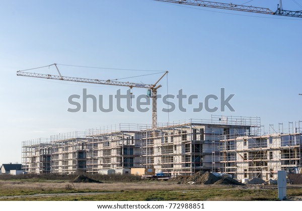 Giant Building Complex Large Office Building Stock Photo 772988851 ...
