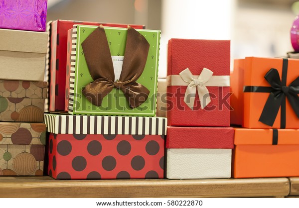 Gift Boxes Different Colors Sizes Your Stock Photo 580222870 | Shutterstock