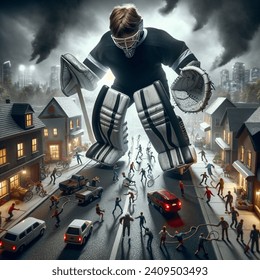Gigantic Boy Walks Through Tiny Little Ai Generated Image 2409513021