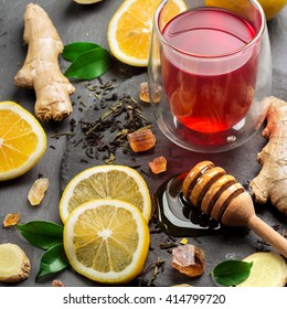 Ginger Tea Ingredients Stock Photo 414799720 | Shutterstock