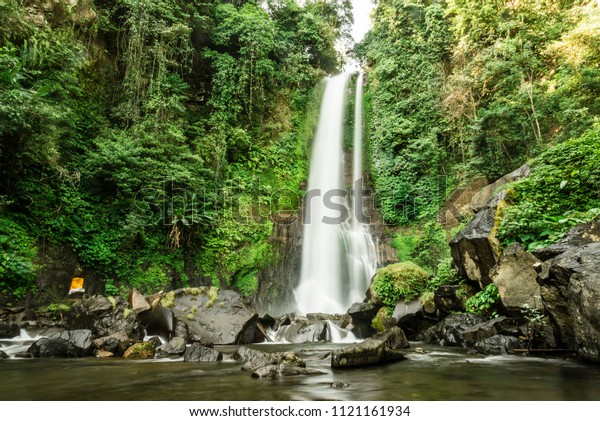 Git Git Waterfall Bali Stock Photo (Edit Now) 1121161934