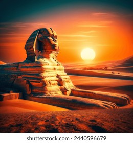 Give Me Dramatic Visual Sphinx Egypt AI-generated image 2440596565 | Shutterstock
