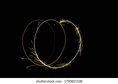Glared Graphical Firework Low Shutter Speed Stock Photo 1790821538 ...