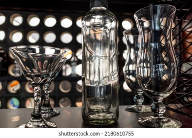Glass Bottle Array Displayed Stock Photo 2180610755 | Shutterstock