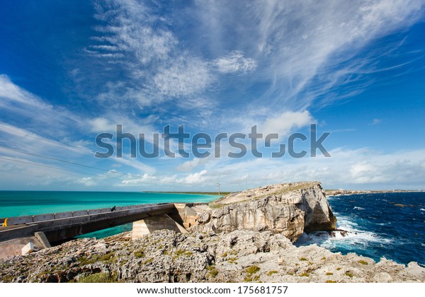 Glass Window Bridge On Eleuthera Island Stock Photo (Edit Now) 175681757 Glass Window Bridge On Eleuthera Island Stock Photo (Edit Now) 175681757