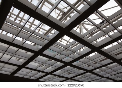 Architecture Window Building Modern Style Monochrome Stock Photo ...