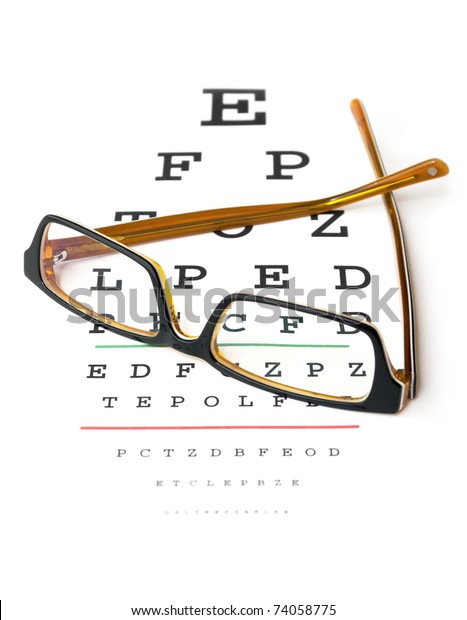 Glasses On Eye Sight Test Chart Stock Photo Edit Now 74058775 glasses-on-eye-sight-test-chart-stock-photo-edit-now-74058775