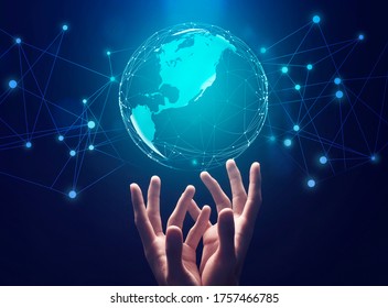 765,289 Blue global background Images, Stock Photos & Vectors ...