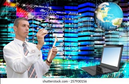 Globalization Communications Engineering Technologygeneration Stock ...