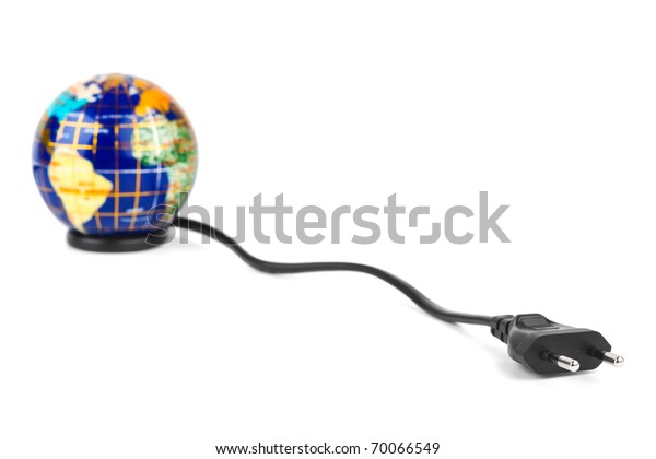 Globe Electrical Cable Isolated On White Stock Photo 70066549 ...