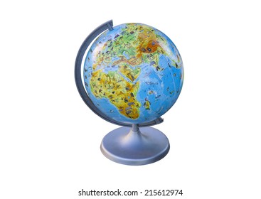 Globe Replica Earth Study Schools Colleges Stock Photo 215612974 ...