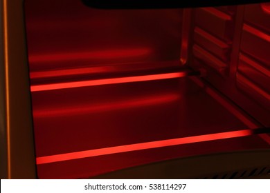 Glowing Red Heating Elements Electric Oven Stock Photo 538114297 ...