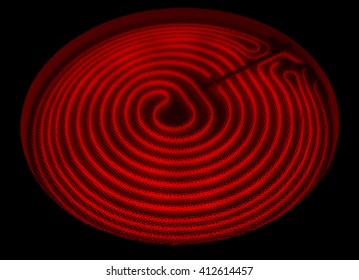 Glowing Red Hot Heating Elements On Stock Photo 412614457 | Shutterstock
