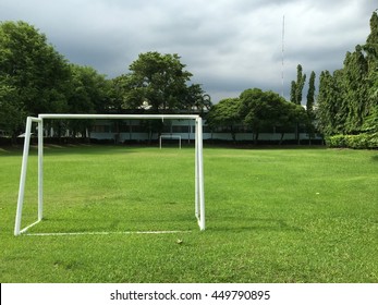 Football Goal Posts View Stock Photo 1796382202 | Shutterstock