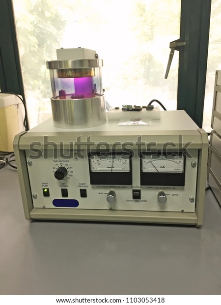 Gold Coating Scanning Electron Microscope By Stock Photo 1103053418 ...