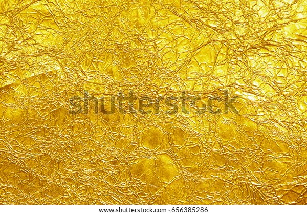 Gold Foil Abstract Background Texture Stock Photo 656385286 | Shutterstock