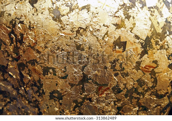 Gold Leaf Background Textures Stock Photo 313862489 | Shutterstock