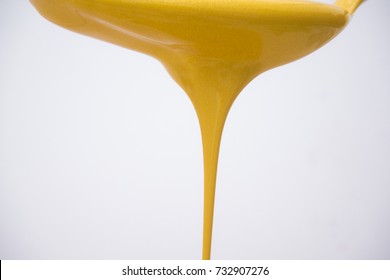 Gold Liquid Flow Pattern On White Stock Photo 732907276 | Shutterstock
