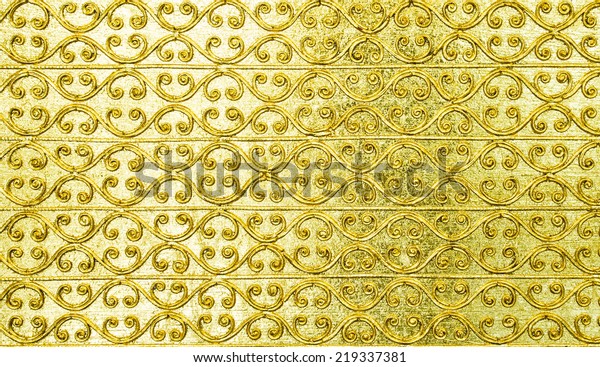 Gold Metal Pattern Background Stock Photo 219337381 | Shutterstock