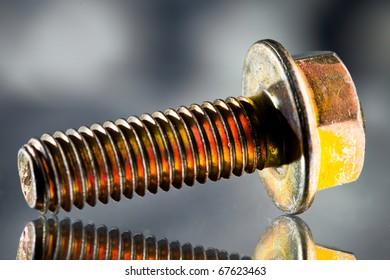 Gold Screw Bolt Reflection Stock Photo 67623463 | Shutterstock