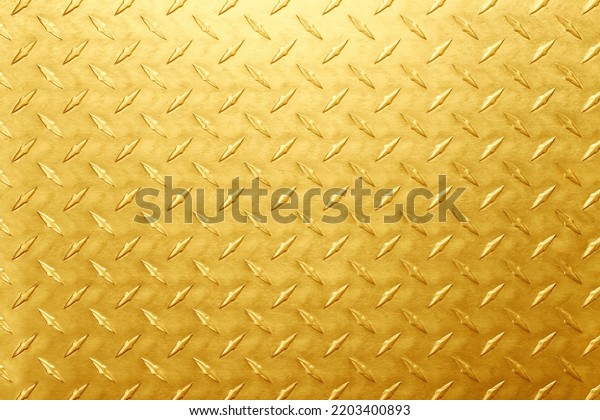 Gold Texture Diamond Pattern Bright Metal Stock Photo 2203400893 ...