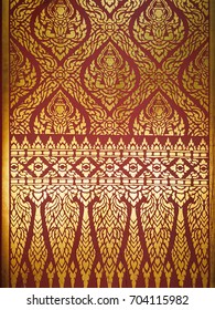 Gold Thai Pattern Stock Photo 704115982 | Shutterstock