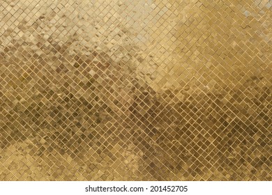 Gold Tile Texture Surface Background Exterior Stock Photo 201452705 ...