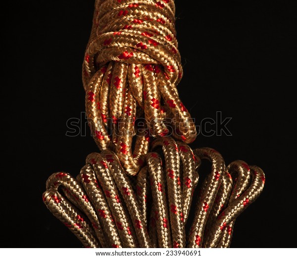 Golden String Abstract Stock Photo (Edit Now) 233940691