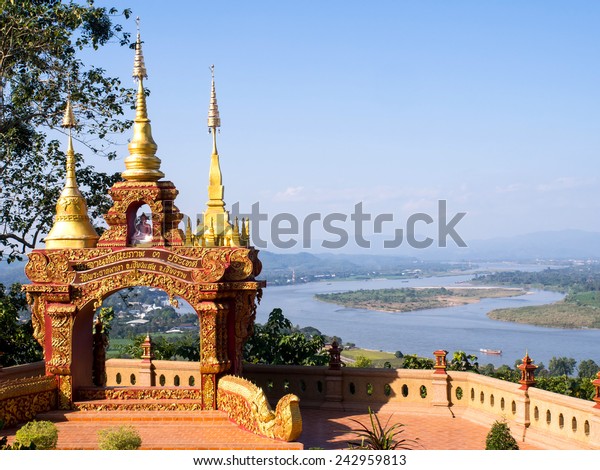 Golden Triangle Viewpoint Border Three Countries Stock Photo 242959813 ...