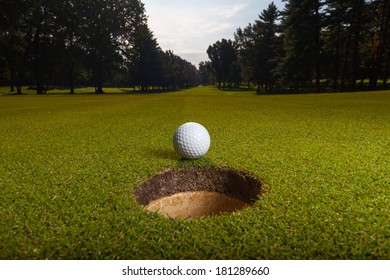 Golf Ball Moving Air Going Towards Stock Photo (Edit Now) 1726585762