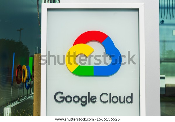 Google Cloud Logo Shape Cloud Colors Stock Photo (Edit Now) 1566136525