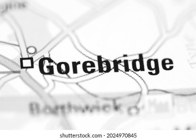 Gorebridge On Geographical Map Uk Stock Photo 2024970845 | Shutterstock