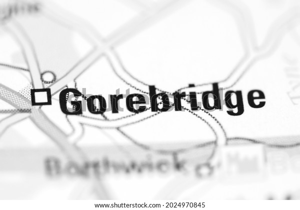 Gorebridge On Geographical Map Uk Stock Photo 2024970845 | Shutterstock