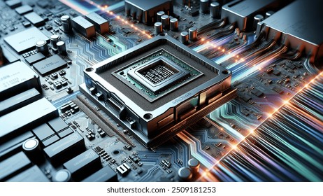 High Tech Computer System Exhibiting Peak AI-generated image 2348904569 ...