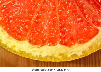 Grapefruit Cross Section Closeup Stock Photo 428233477 | Shutterstock